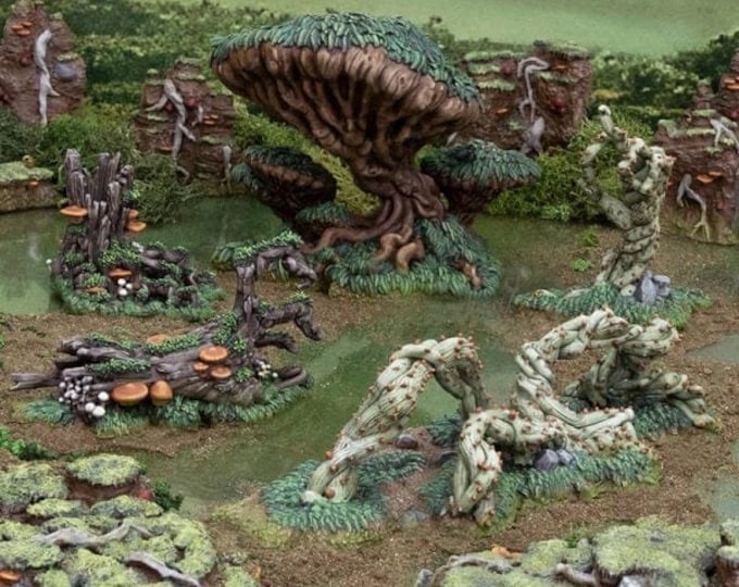 Bridge Troll the Gloaming Swamps Printable Scenery Terrain Wargaming D ...