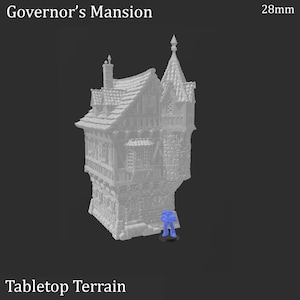 Governor's Mansion - Fantasy Building - Winterdale Fantasy Terrain DND ...