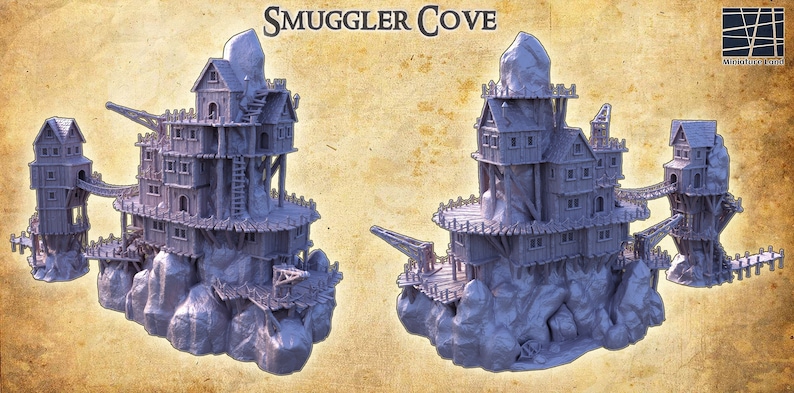 Smuggler's Cove - DND Aos Pathfinder Conquest Miniatureland Tabletop ...
