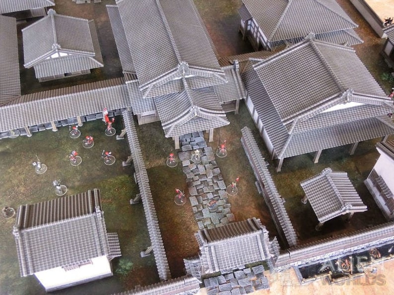 Samurai Lord's House - Test of Honor Bushido Tabletop Terrain 28mm 32mm ...