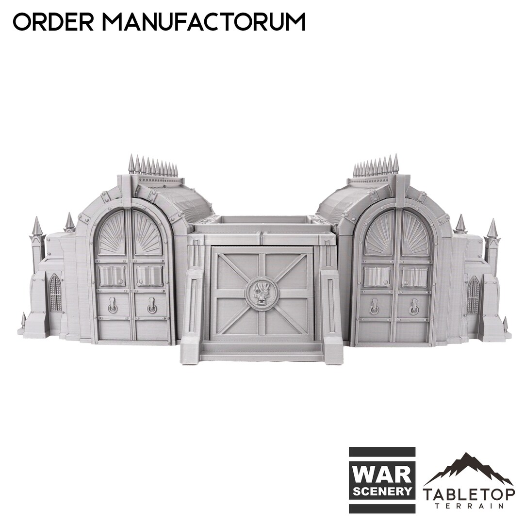 Tabletop Terrain Order Manufactorum Wargame Terrain 3d Printed 28mm ...