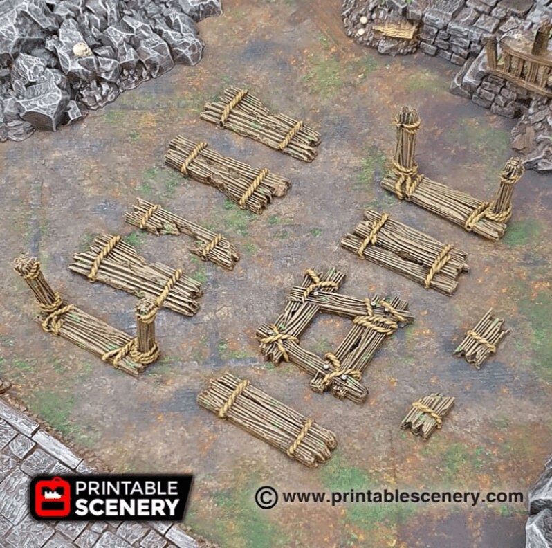 Rope Bridge Fantasy Shadowfey Fantasy Terrain DND Aos - Etsy