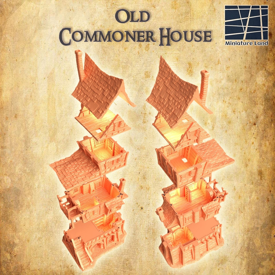 Old Commoner House - DND Aos Pathfinder Conquest Miniatureland Tabletop ...