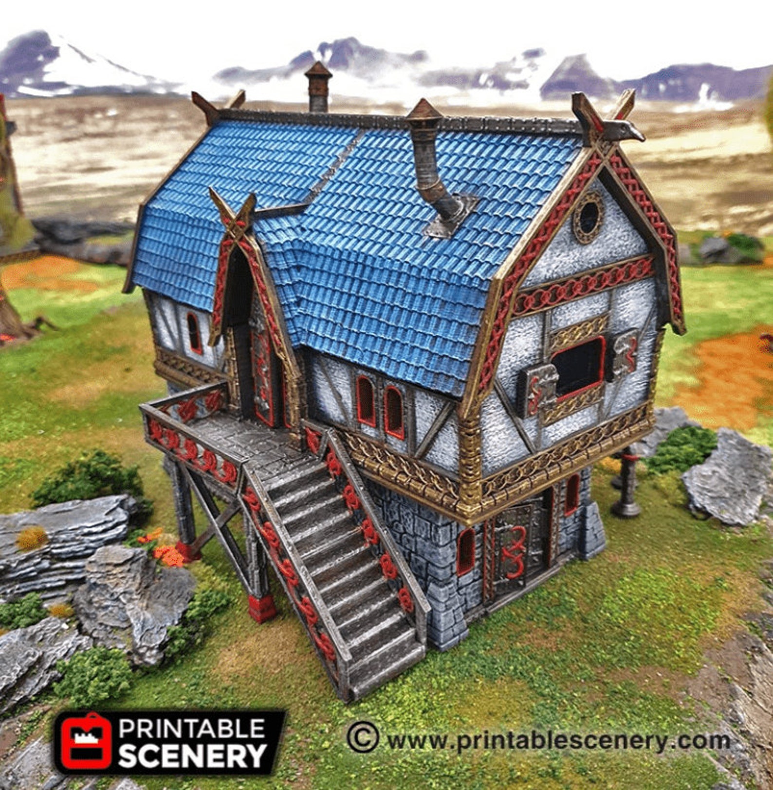 The Brewhouse - Dwarven Fantasy Building - Fantasy Terrain DND Aos ...