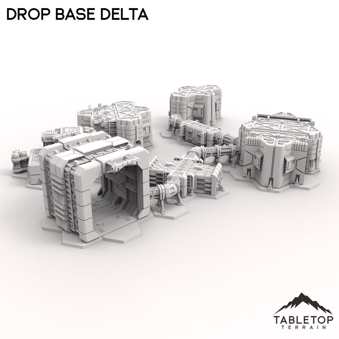 HEXTECH Drop Base Delta - 6mm - Thunderhead Studio 6mm Compatible With ...