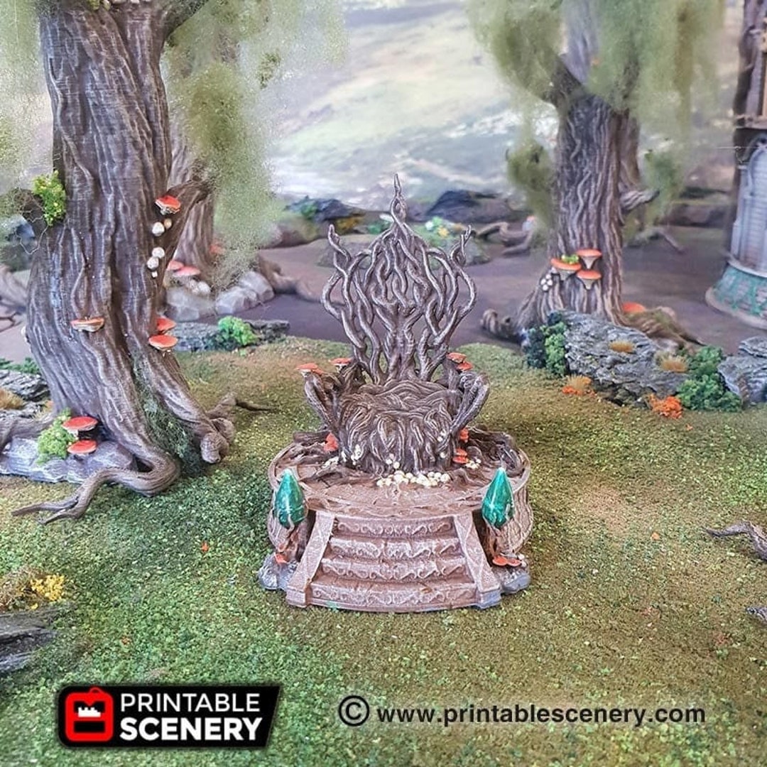 Living Throne - Elven Terrain - Fantasy Terrain DND Aos Conquest ...
