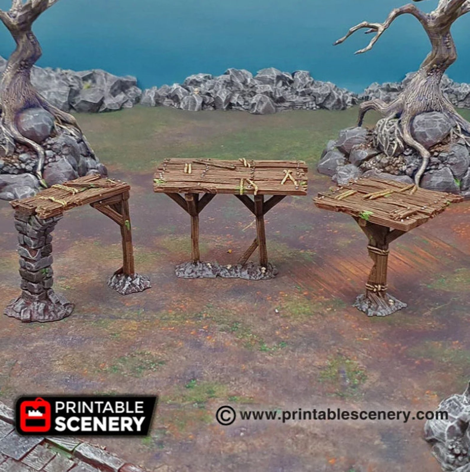 Scaffolding and Support Columns Scatter Terrain - Etsy