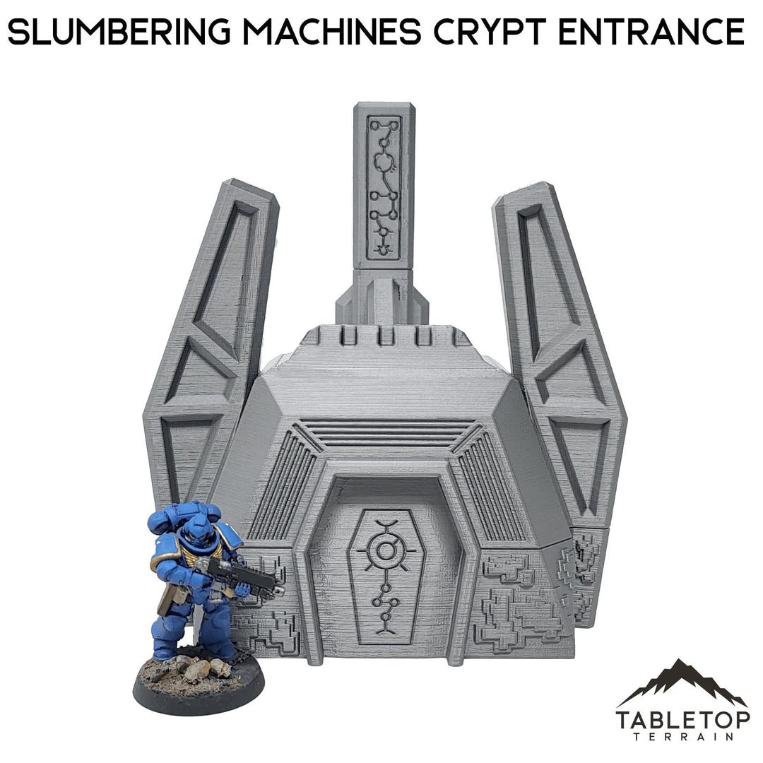 Slumbering Machines Crypt Entrance - Tabletop Terrain Grimdark ...