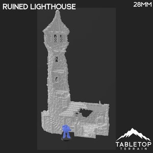 Ruined Lighthouse - DND Aos Pathfinder Conquest Miniatureland Tabletop ...