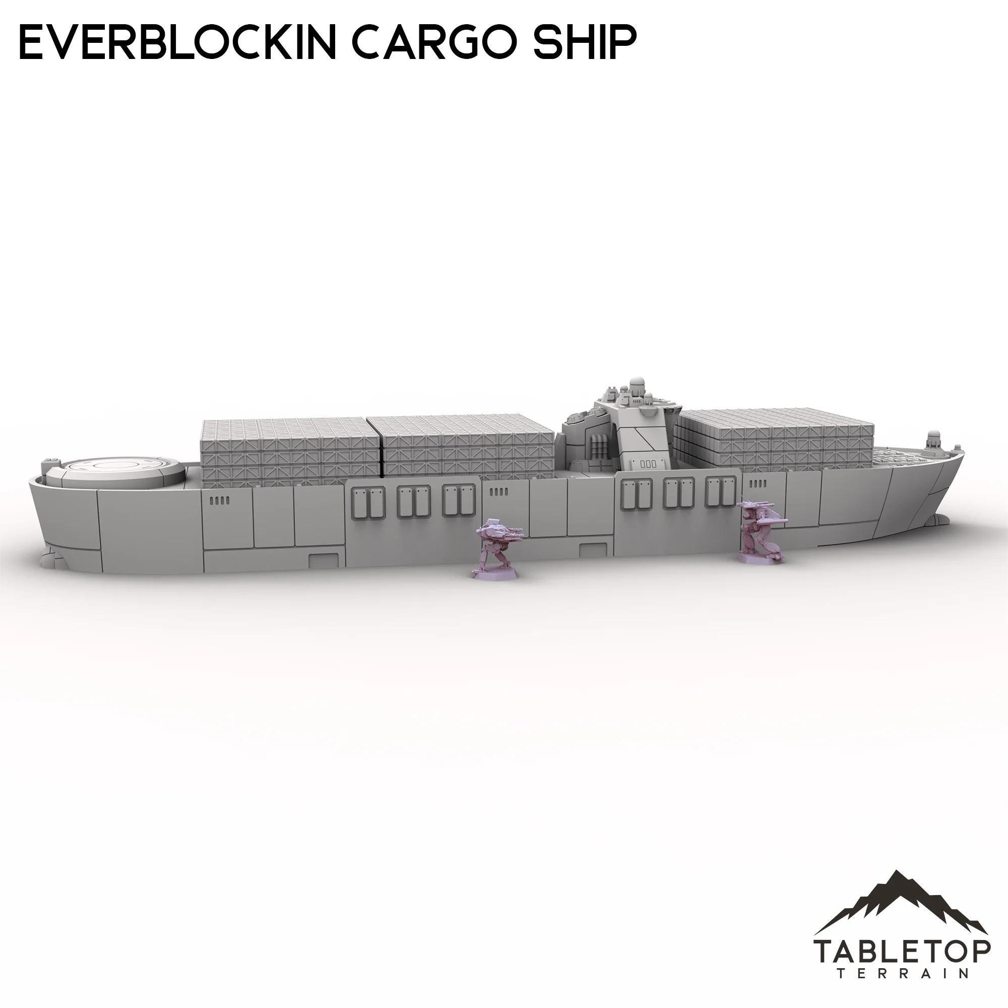 Everblockin Cargo Ship - Hardware Studios 6mm Compatible With Small ...