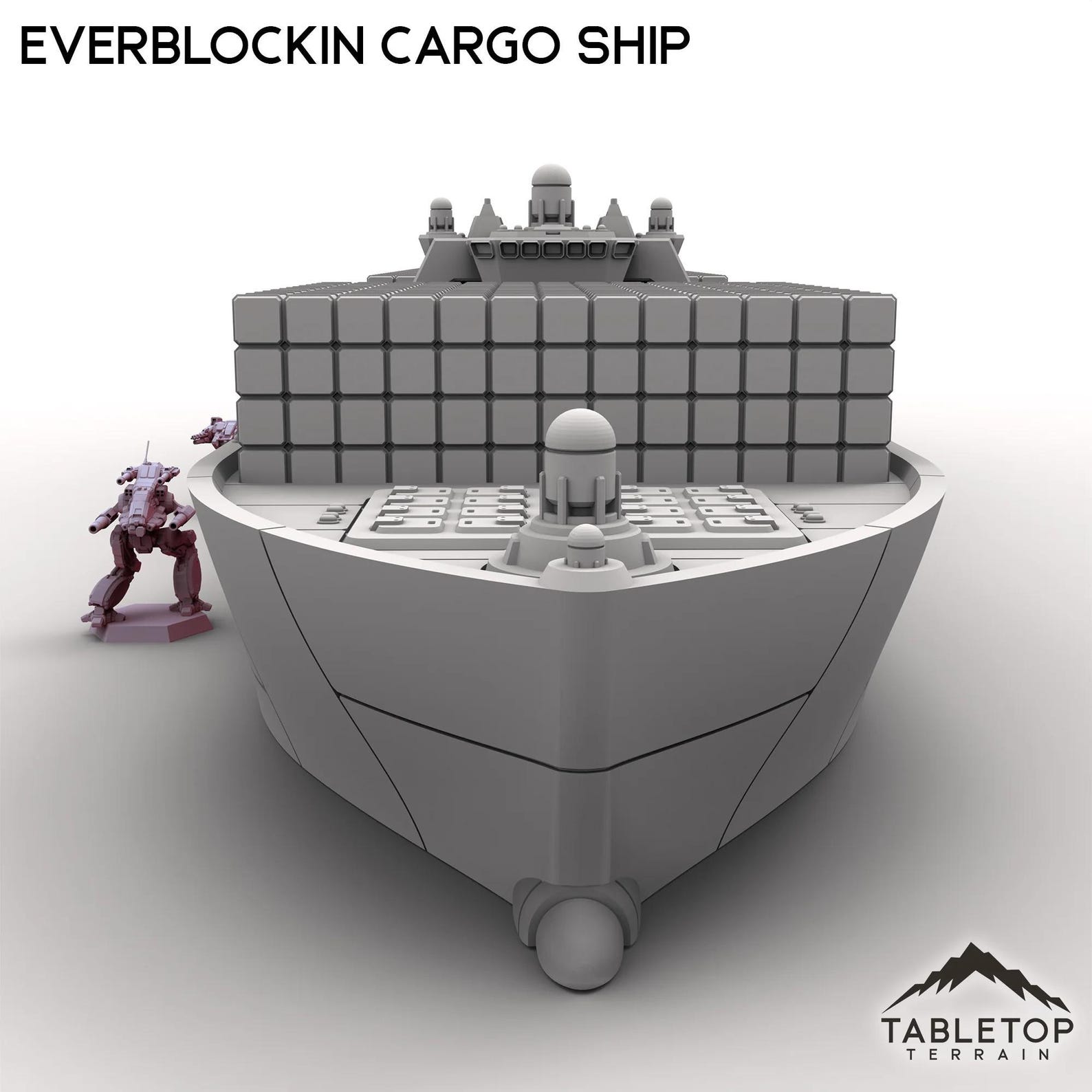 Everblockin Cargo Ship - Hardware Studios 6mm Compatible With Small ...