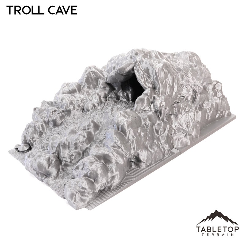Troll Cave - DND Aos Pathfinder Conquest Miniatureland Tabletop Terrain ...
