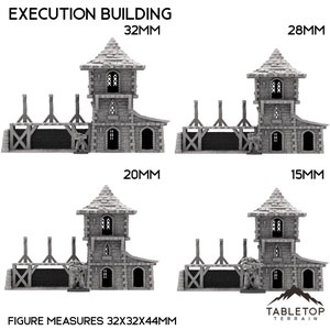 Execution Building - DND Aos Pathfinder Conquest Miniatureland Tabletop Terrain Miniature ...