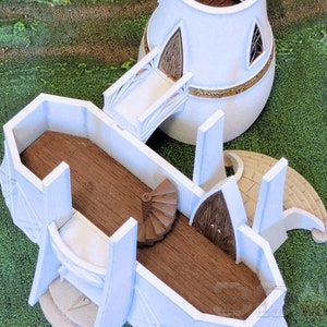 High Elf House Tower - Elven Fantasy Building - Etsy