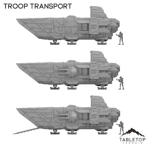 Troop Transport - Tabletop Terrain Outer Rim Compatible With Star Wars ...