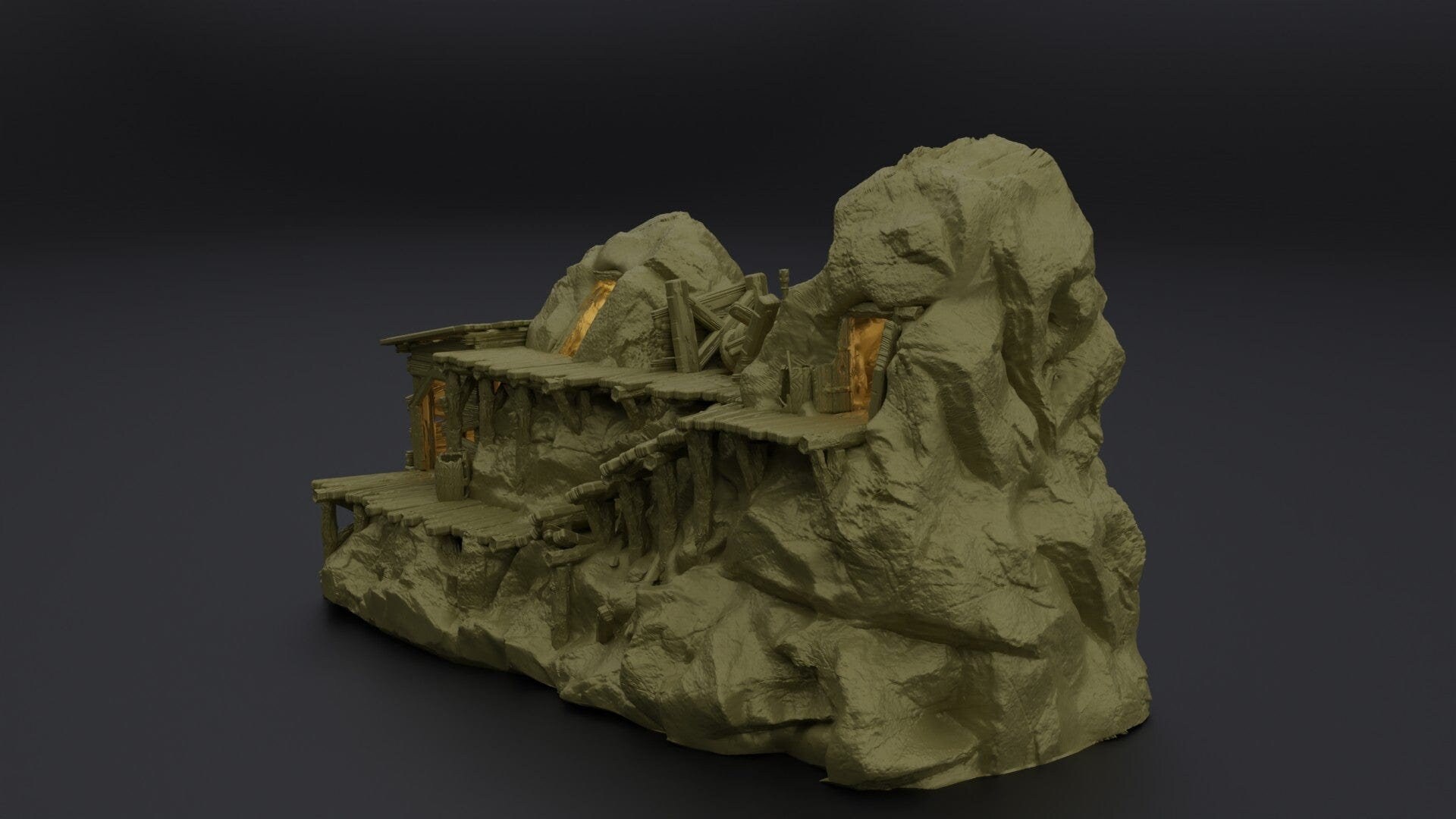 Abandoned Mine - DND Aos Pathfinder Conquest Miniatureland Tabletop ...