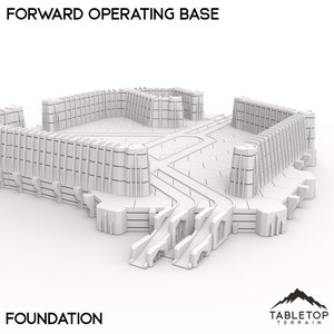 HEXTECH Forward Operating Base - 6mm - Thunderhead Studio 6mm Compatible With Small Scale Mech ...