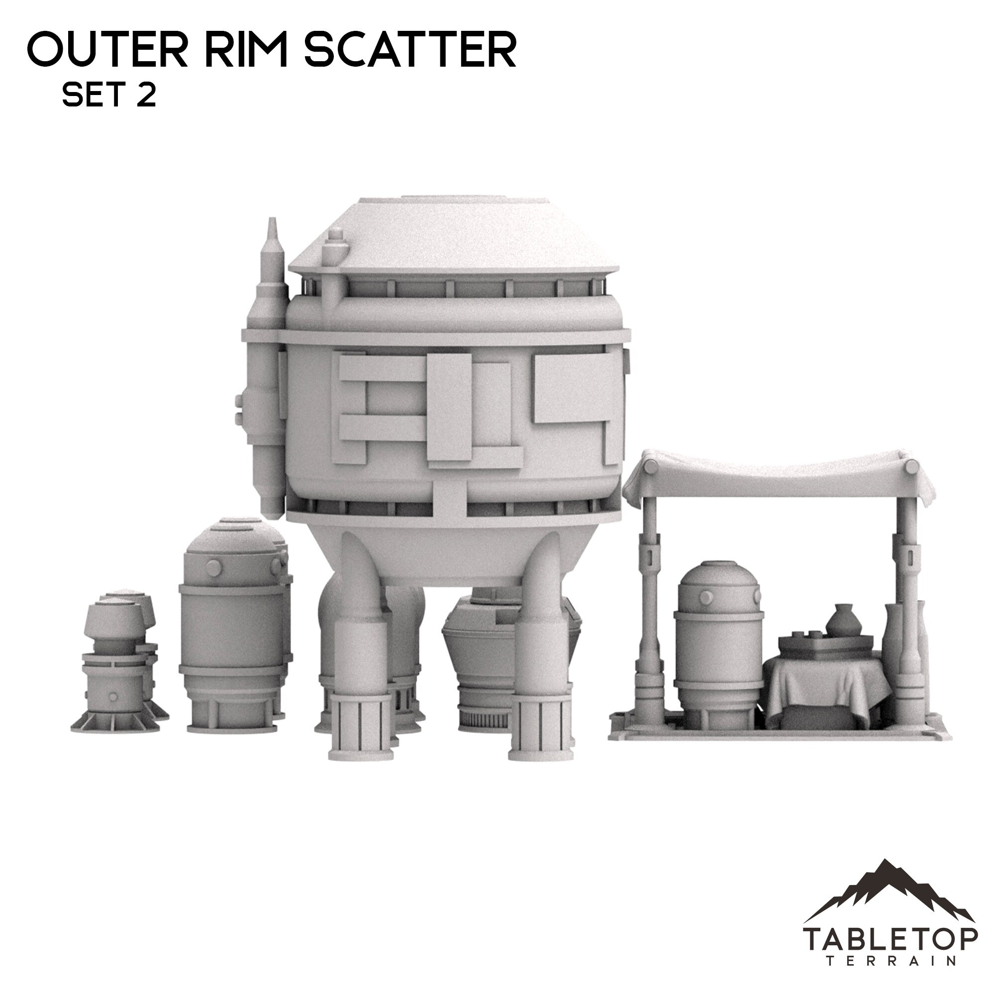 Outer Rim Scatter - Star Wars Legion Terrain Outer Rim War Scenery ...