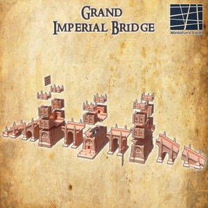 Grand Imperial Bridge - DND Aos Pathfinder Conquest Miniatureland ...
