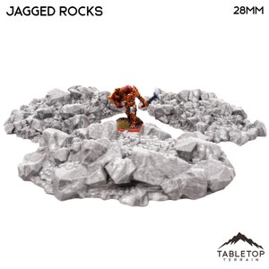 Jagged Rocks - Scatter Terrain - Shadowfey Fantasy Terrain DND Aos ...