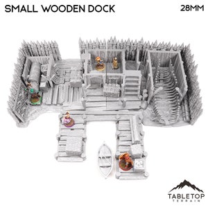 Small Wooden Dock - DND Aos Pathfinder Conquest Miniatureland Tabletop ...