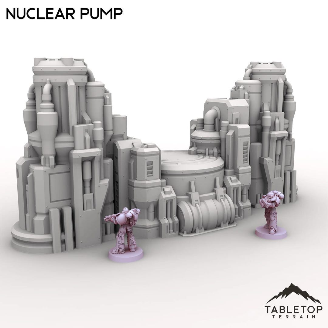 Nuclear Pump - Tabletop Terrain Grimdark Gothic Miniature Wargame Sci ...
