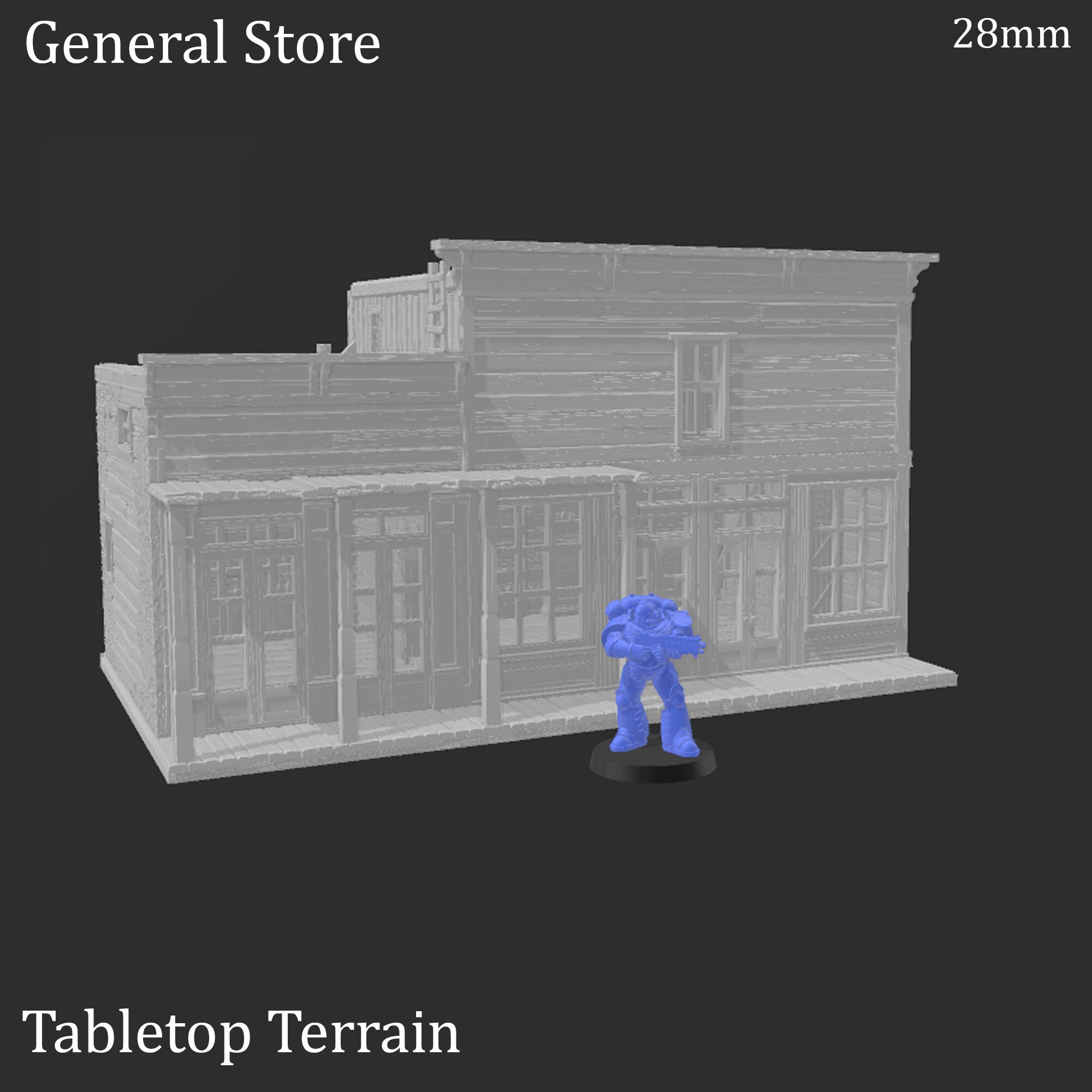 General Store - Wild West Building - Wild West Exodus Tabletop Terrain ...