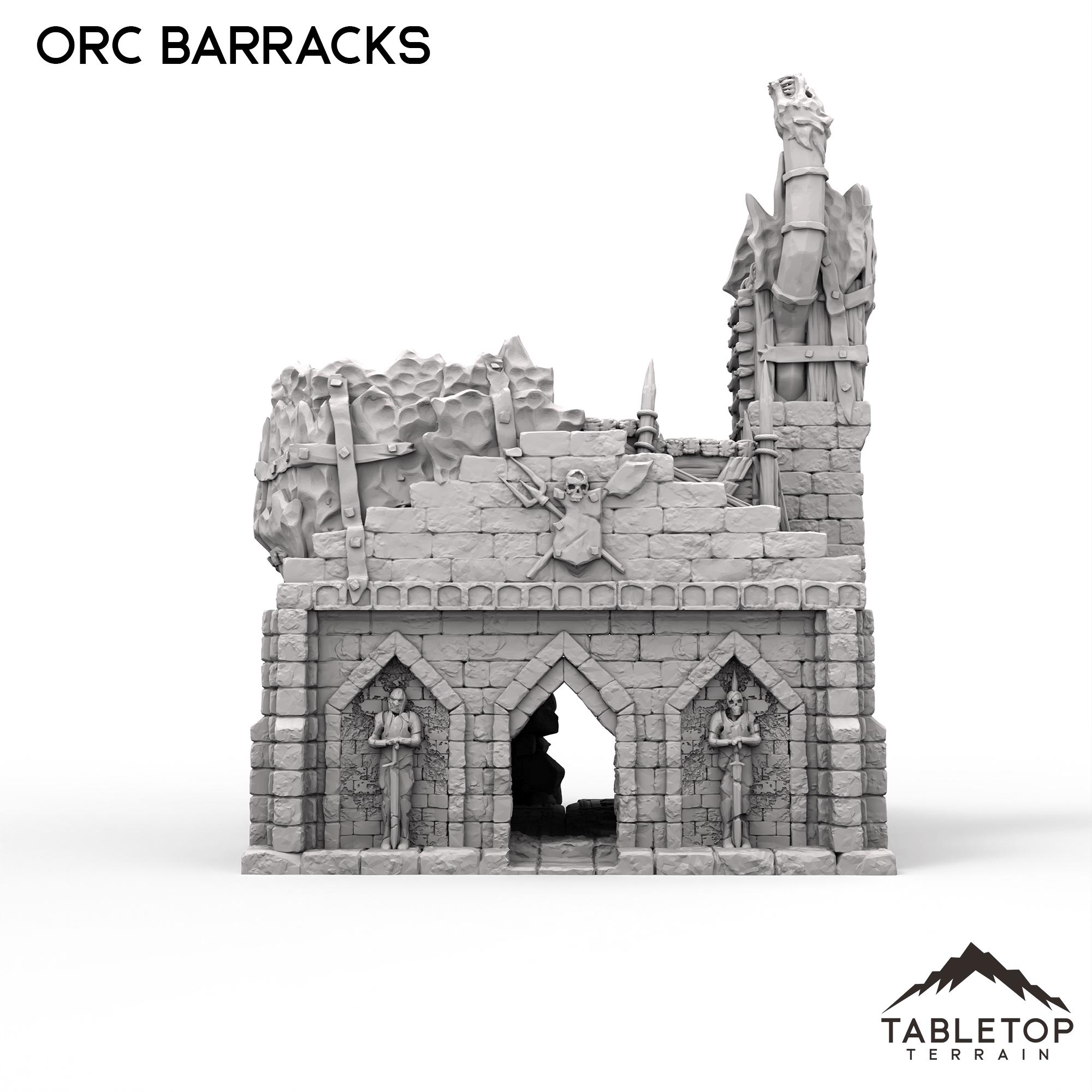 Orc Barracks - Kingdom of Azragor - Tabletop Terrain High Fantasy DND ...