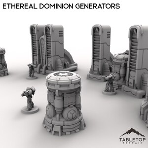 Ethereal Dominion Generators - Tabletop Terrain Greater Good Grimdark Miniature Wargame Sci-fi ...
