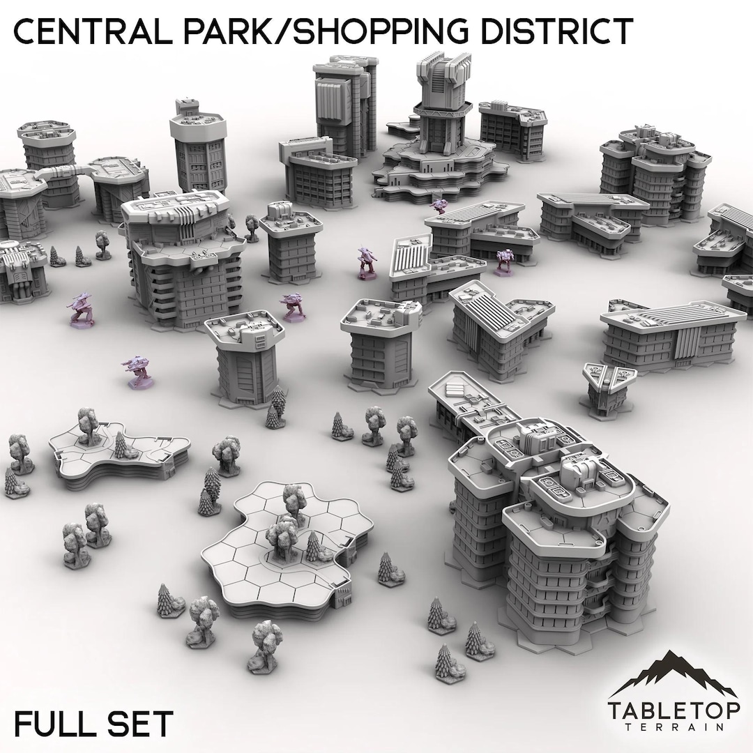 HEXTECH Central Park/shopping District - City Map Pack - Thunderhead ...