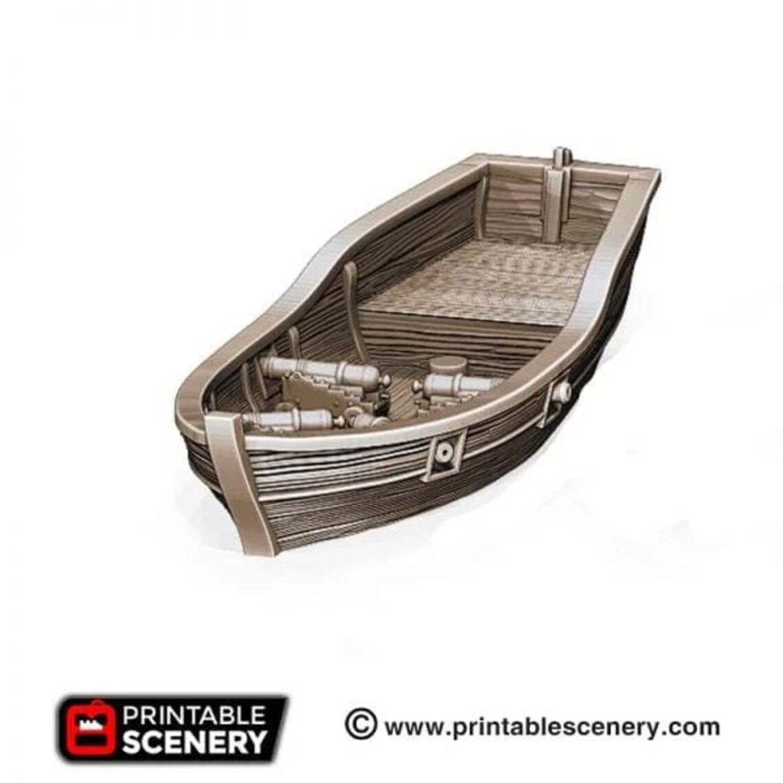 Skiff Pirate Ship Blood and Plunder Black Seas Cutlass - Etsy