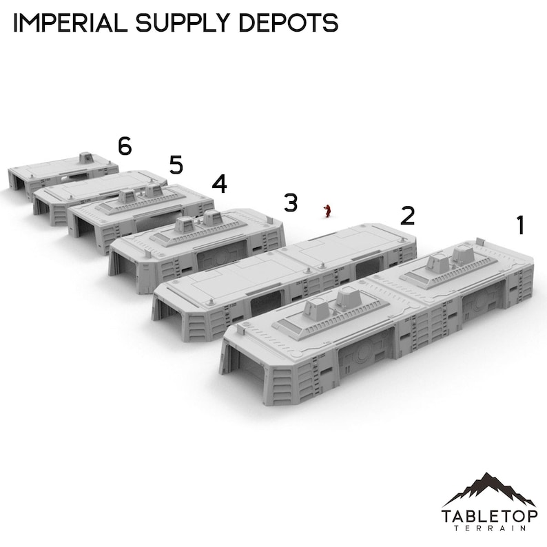 Imperial Supply Depots - Imperial Base Builder - Tabletop Terrain Outer ...