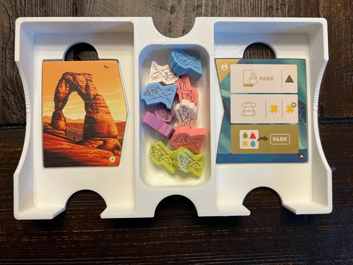 Parks With Nightfall and Wildlife Expansions Board Game Insert ...