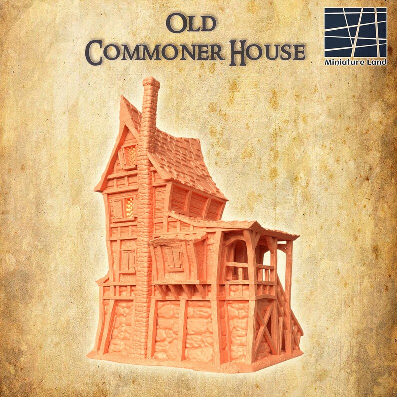 Old Commoner House - DND Aos Pathfinder Conquest Miniatureland Tabletop ...