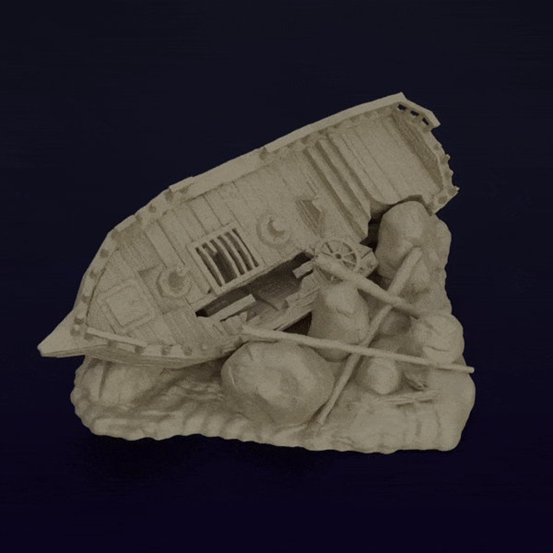 Ashored Galley DND Aos Pathfinder Conquest Miniatureland - Etsy