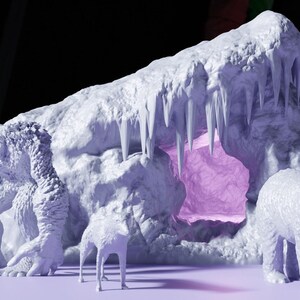 Yeti Cave - DND Aos Pathfinder Conquest Miniatureland Tabletop Terrain ...