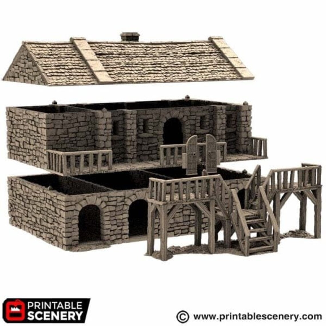 Black Rock Barracks - Country & King - Fantasy Historical Building ...