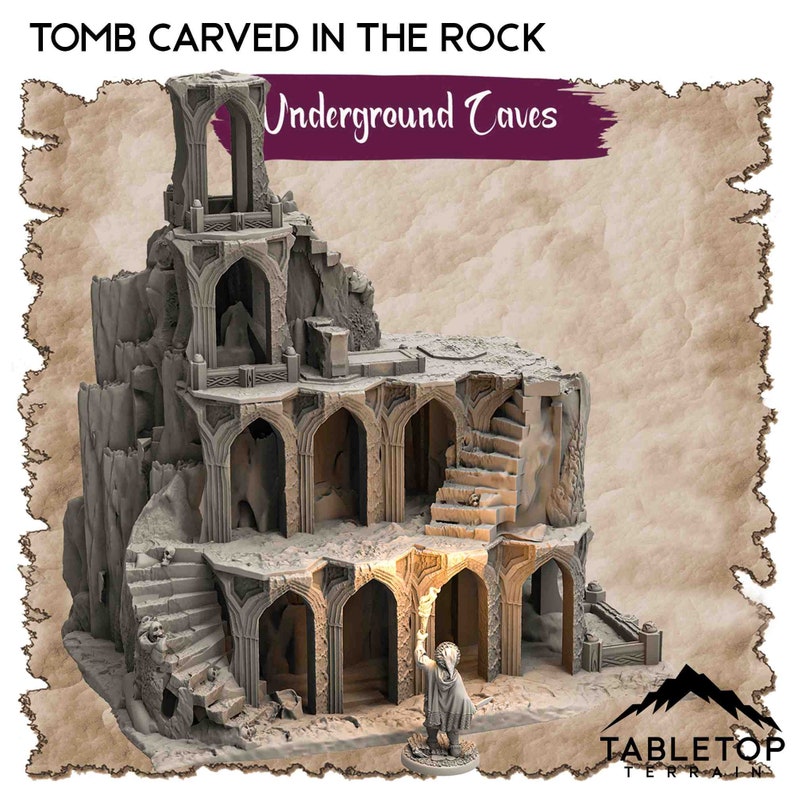 Underground Caves Thematic Dungeon Terrain DND Pathfinder - Etsy
