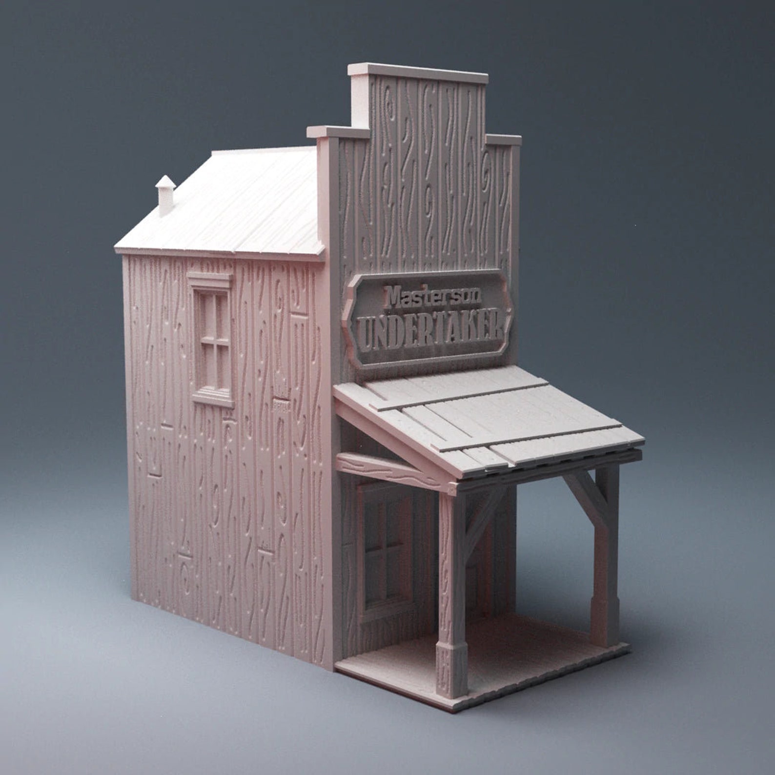 Undertaker Wild West Building - Etsy