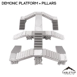 Demonic Platforms and Pillars - Resistance of Darkness - Tabletop ...