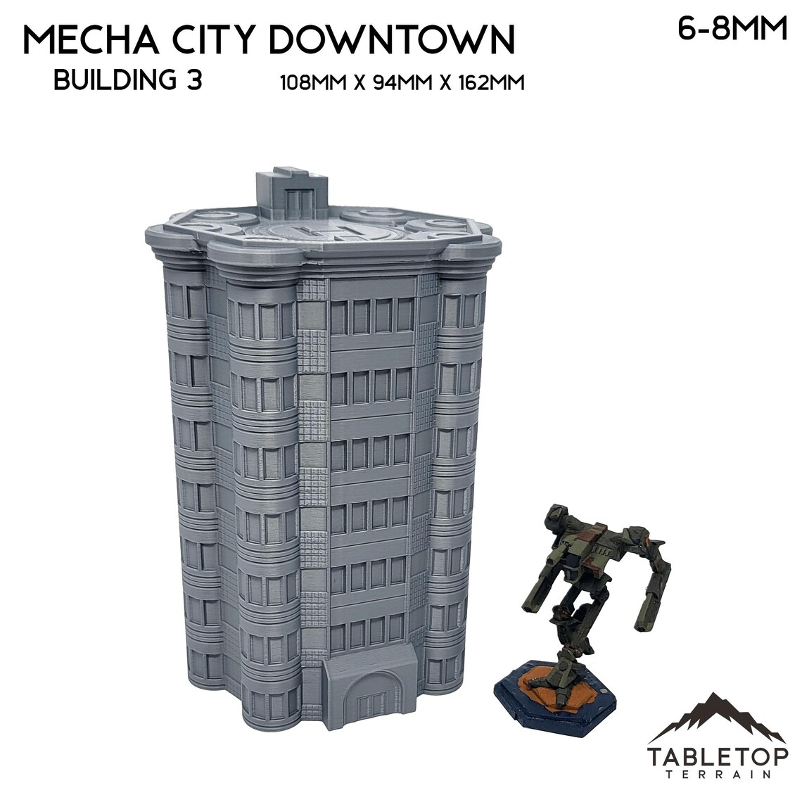 Mecha City Downtown Buildings - Bundle 2 - 6mm 8mm Mech Wargames ...