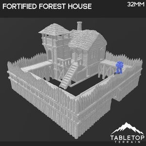 Fortified Forest House DND Aos Pathfinder Conquest - Etsy