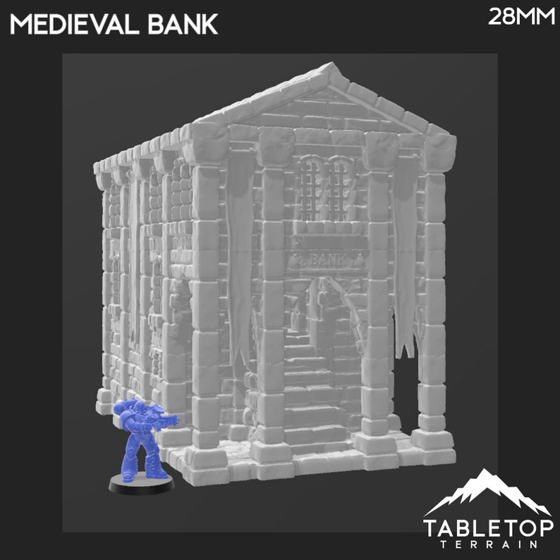 Medieval Bank - DND Aos Pathfinder Conquest Miniatureland Tabletop ...