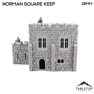 Norman Square Keep - Country & King - Fantasy Historical Building ...