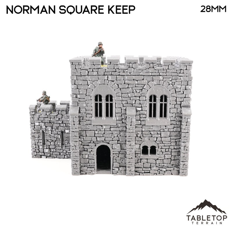 Norman Square Keep - Country & King - Fantasy Historical Building ...