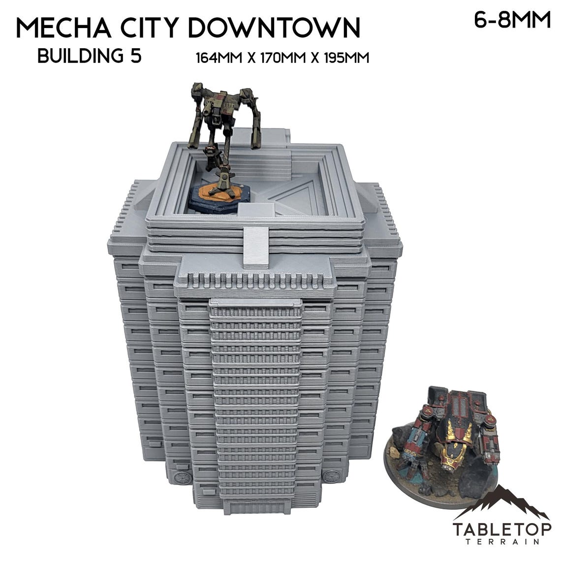 Mecha City Downtown Buildings - Bundle 2 - 6mm 8mm Mech Wargames ...