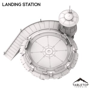 Landing Station Star Wars Legion Terrain Outer Rim War Scenery Koboh ...