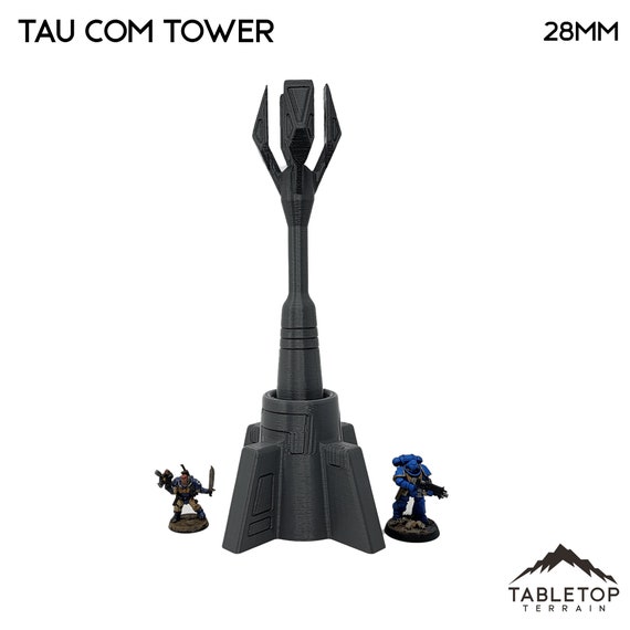 Taui Com Tower Space Communists Terrain Tabletop Terrain - Etsy