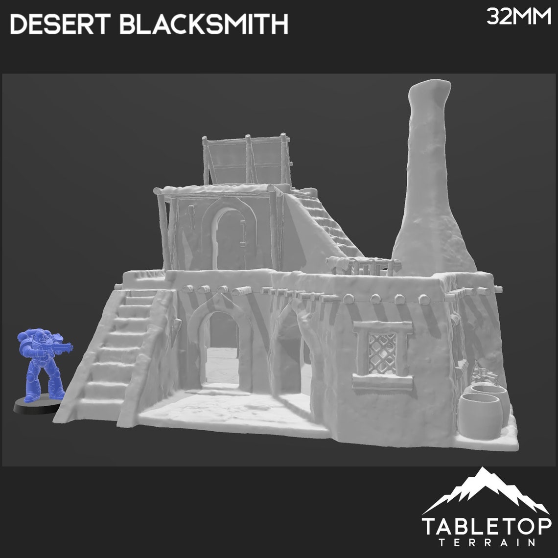 Desert Blacksmith - DND Aos Pathfinder Conquest Miniatureland Tabletop ...