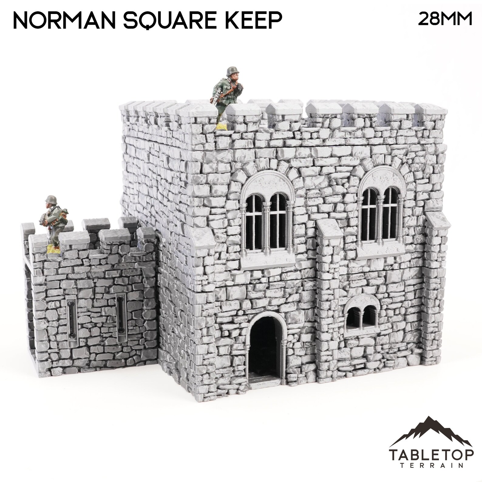 Norman Square Keep - Country & King - Fantasy Historical Building ...